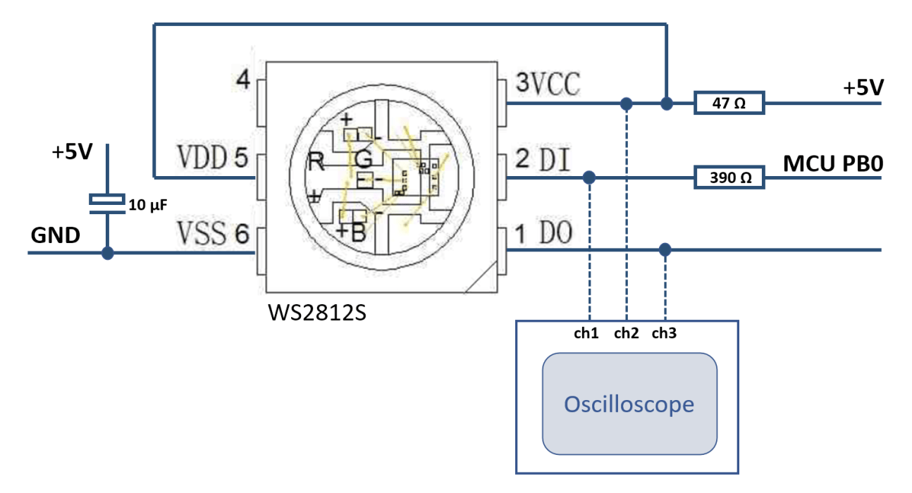 Power Analysis: Probing WS2812 RGB LEDs – Tim's Blog